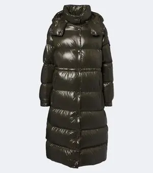 Moncler Cavettaz Hooded Down Coat - Green