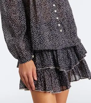 MARANT ETOILE Christa Polka-dot Cotton Blouse