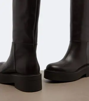 GIANVITO ROSSI Hiro Leather Over-the-knee Boots
