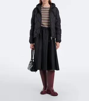 Moncler Arvouinne Hooded Quilted Down Jacket