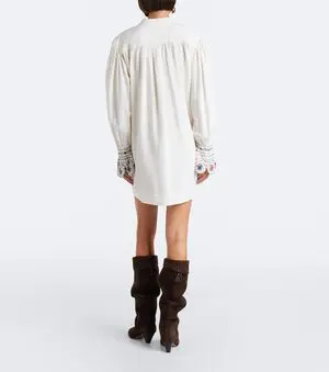 MARANT ETOILE Merva Embroidered Mini Dress