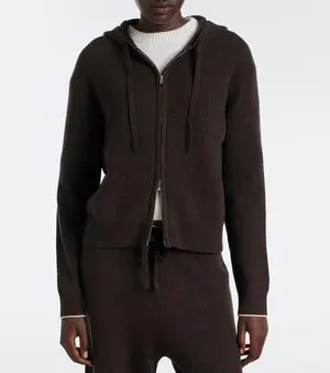 Arch4 Ribbed-knit Cashmere Hoodie