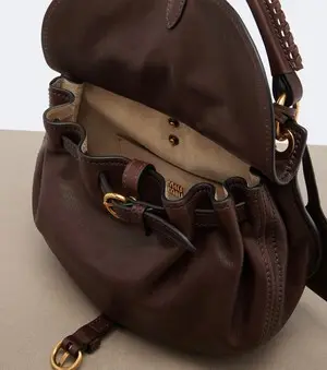 Miu Miu Rendez-vous Leather Shoulder Bag