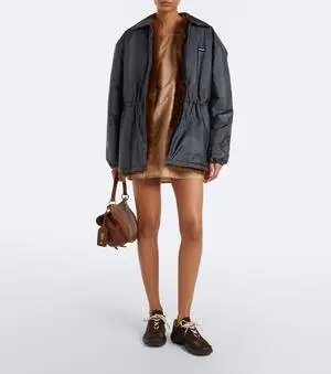 Miu Miu Rendez-vous Leather Shoulder Bag - Brown