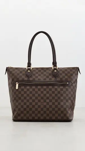 Shopbop Louis Vuitton Damier Ebene Saleya Handbag Gm - Brown