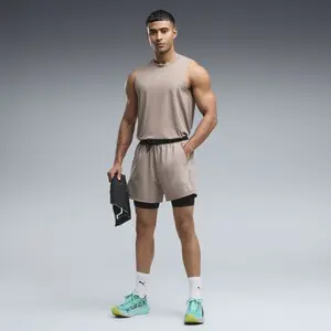 PUMA X Hyrox Pwrmode 2-in-1 Shorts - Beige