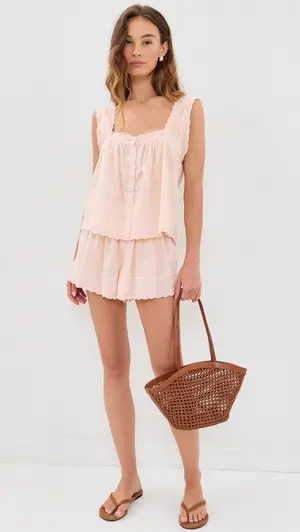 The Great. The Eyelet Tap Shorts