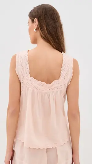 The Great. The Eyelet Tank Top