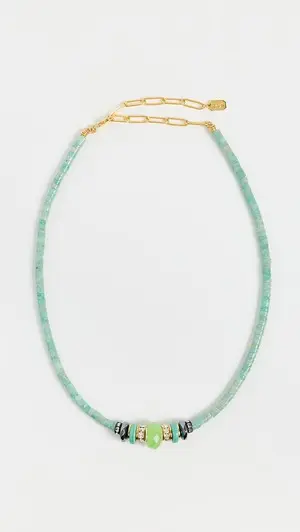 ELIZABETH COLE Marnie Necklace - Pacific Opal