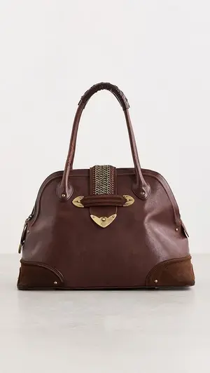 Shopbop Dior Jeanne Leather Satchel - Red