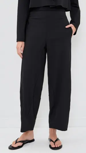RIPLEY RADER Ponte Knit Barrel Pants