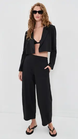 RIPLEY RADER Ponte Knit Barrel Pants