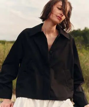 Jenni Kayne Selma Cropped Jacket - Black
