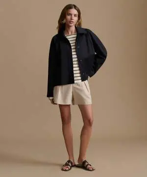 Jenni Kayne Selma Cropped Jacket - Black