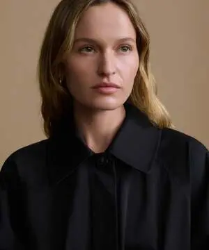 Jenni Kayne Selma Cropped Jacket - Black