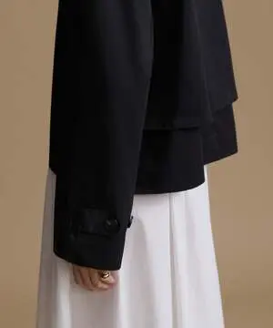 Jenni Kayne Selma Cropped Jacket - Black