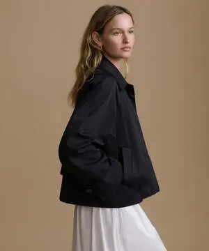 Jenni Kayne Selma Cropped Jacket - Black