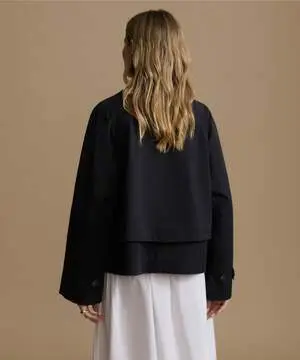 Jenni Kayne Selma Cropped Jacket - Black
