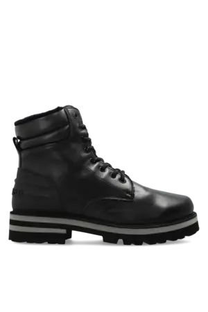 Bogner Courchevel Insulated Leather High-ankle Boots - Black