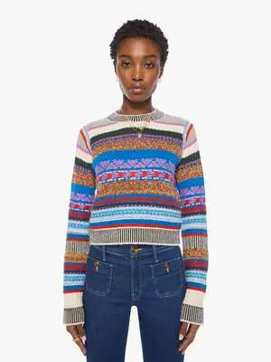 MOTHER The Extra Crop Jumper - Red