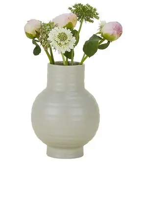 HAWKINS NEW YORK Large Essential Ceramic Vase - Light Grey