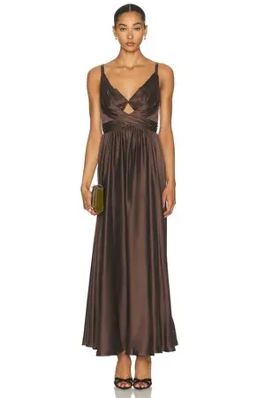 Zimmermann Draped Maxi Dress