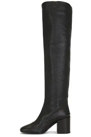 Dries Van Noten Over The Knee Full Shaft Boots - Black