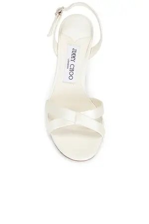 JIMMY CHOO Elsy Satin 70 Slingback Sandal
