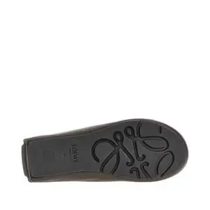 Loewe Rambla Leather Boat Shoes - Brown