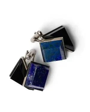 Prada Metal And Semi-precious Stone Cufflinks