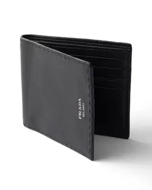 Prada Antiqued Leather Wallet