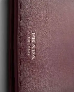 Prada Antiqued Leather Wallet