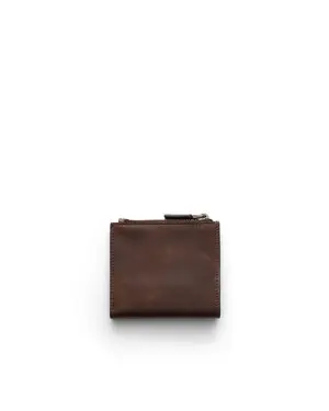 Prada Small Leather Wallet - Brown
