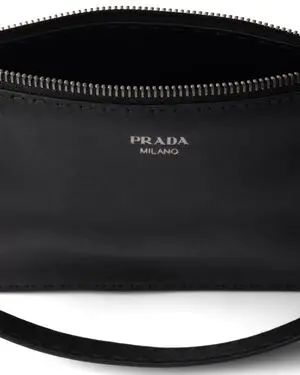 Prada Antiqued Leather Pouch