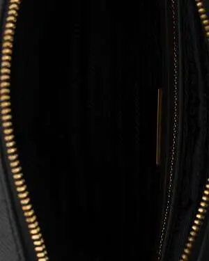 Prada Small Saffiano Leather Top-handle Bag - Black