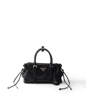 Prada Karin Small Leather Bag - Black