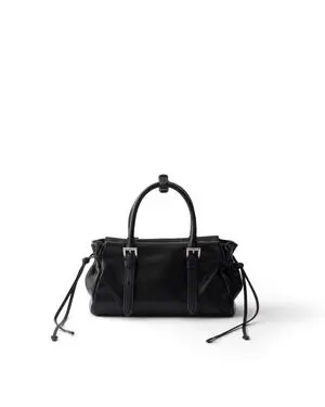 Prada Karin Small Leather Bag - Black