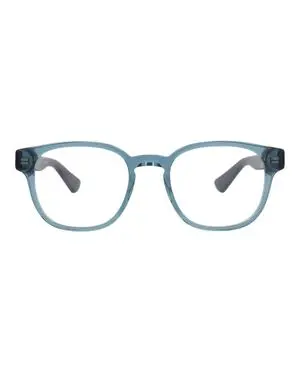 Gucci Squareframe Recycled Acetate Optical Frames Blue Blue Transparent - Multicolor