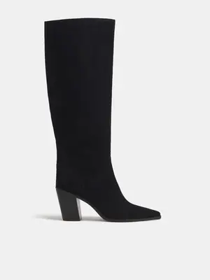 REFORMATION Dominique High Knee Boot Suede
