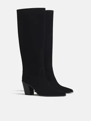 REFORMATION Dominique High Knee Boot Suede