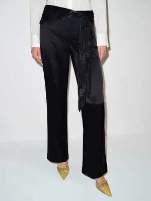 REFORMATION Mina Satin Tie Pant