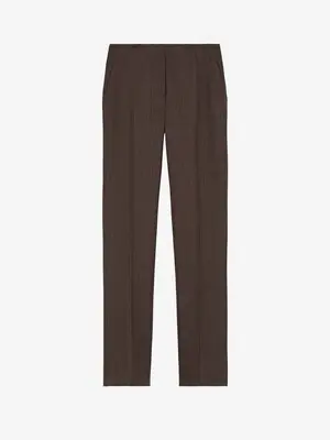 Alexander McQueen Wool Pinstripe Trousers