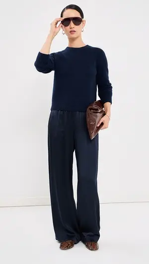 Sablyn Noa Shrunken Cashmere Crew Sweater