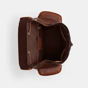 COACH Hitch Backpack In Loved Leather