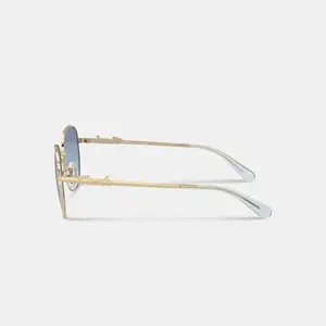 COACH OUTLET Script Round Sunglasses