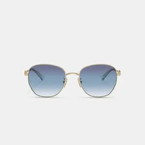 COACH OUTLET Coach Script Round Sunglasses