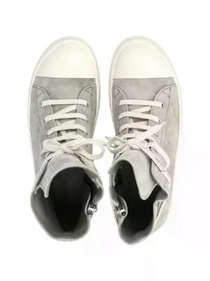 Rick Owens Suede Lace-up High-top Sneakers