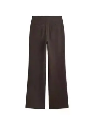 REFORMATION Vida Low-rise Trousers - Brown