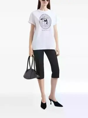 Nina Ricci Graphic Print Cotton T-shirt