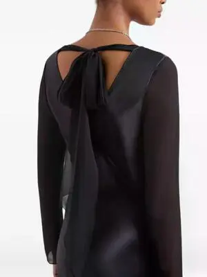 Nina Ricci Asymmetric Long-sleeve Maxi Dress